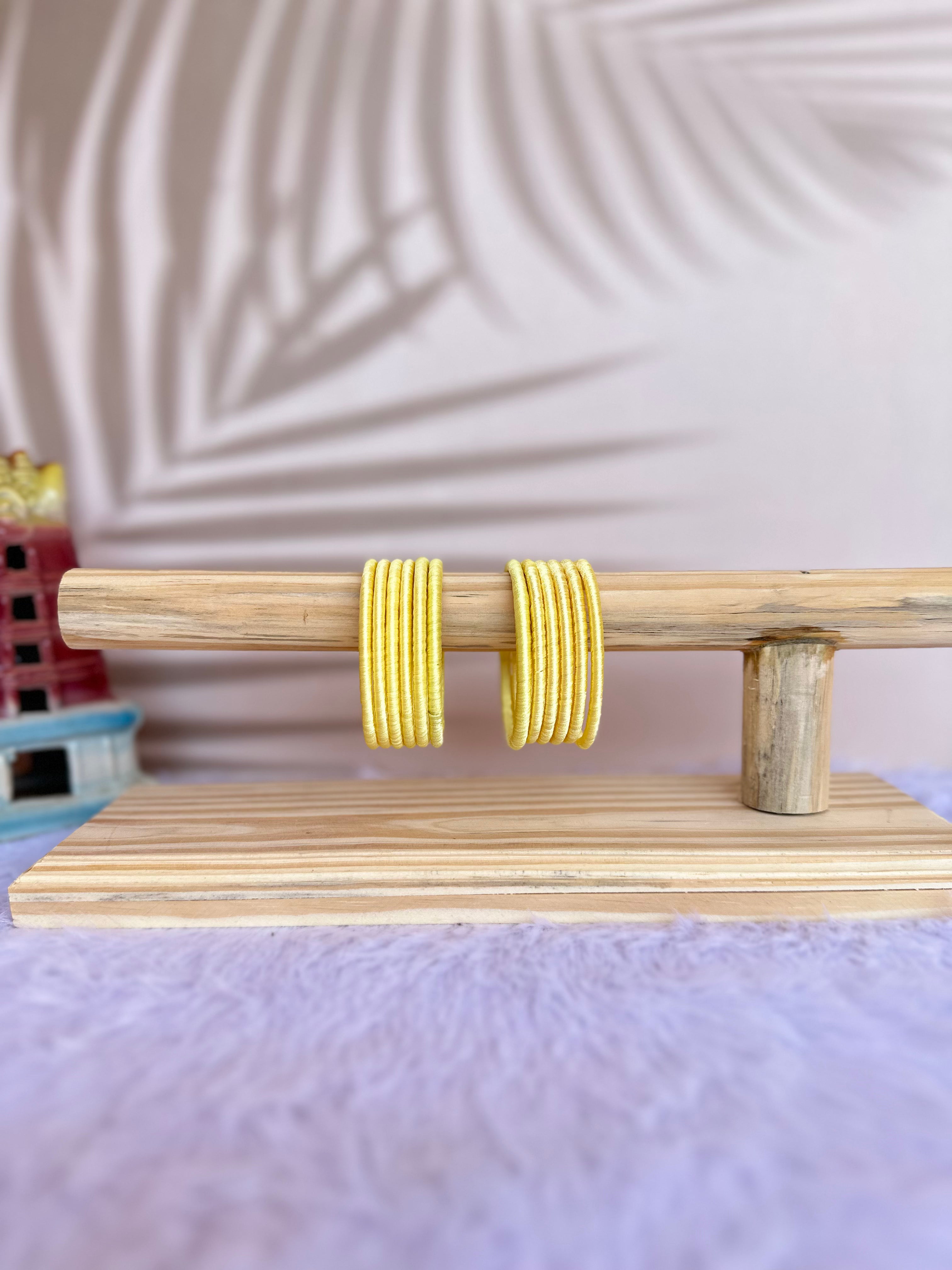 Silk Thread Bangle Set 3mm – Wow Knots